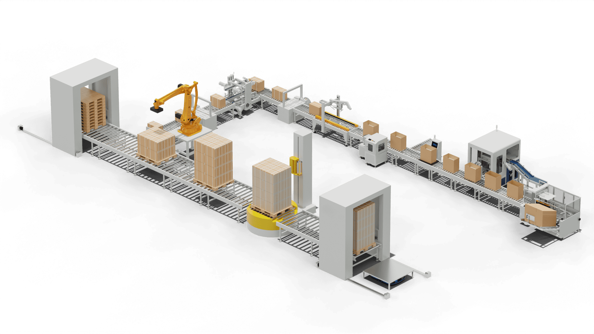 High-Performance Automatic Case Packers & Robotic Palletizers | Your ...